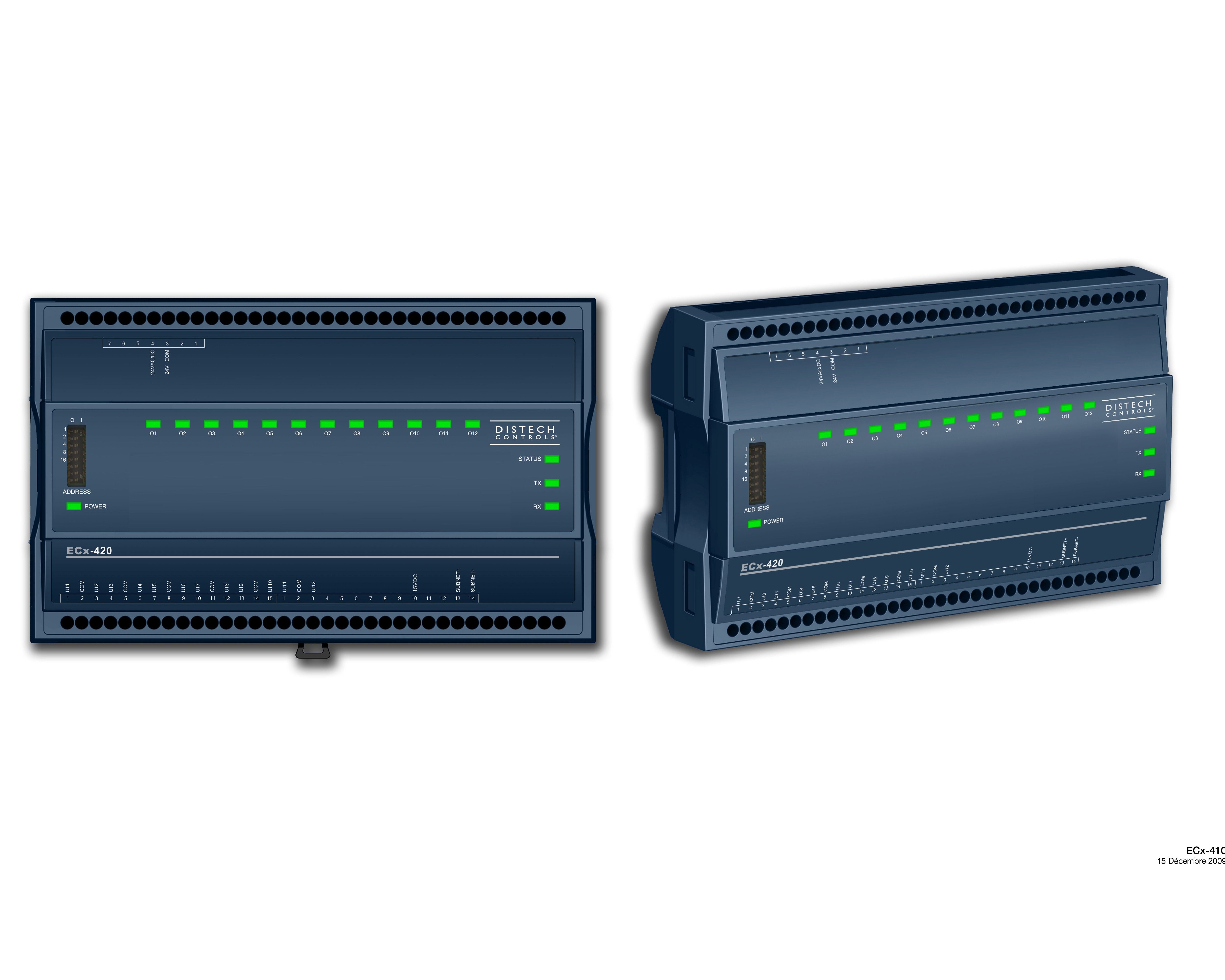 Distech CDIX-420X-00 CDIX Series Inputs and outputs extension modules ...